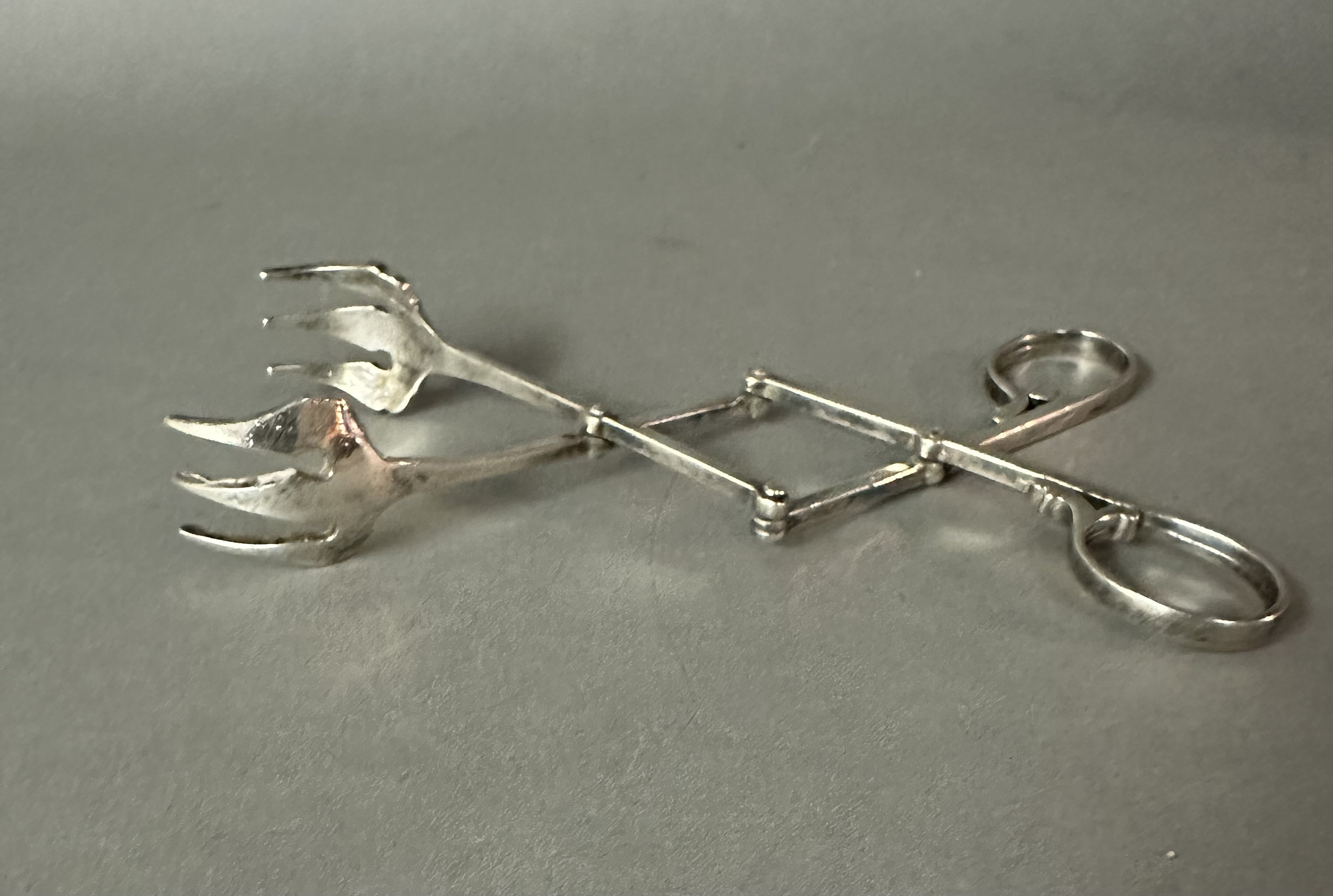 Vintage Eales Silver Plate Hinged Claw Ice Tongs - Etsy