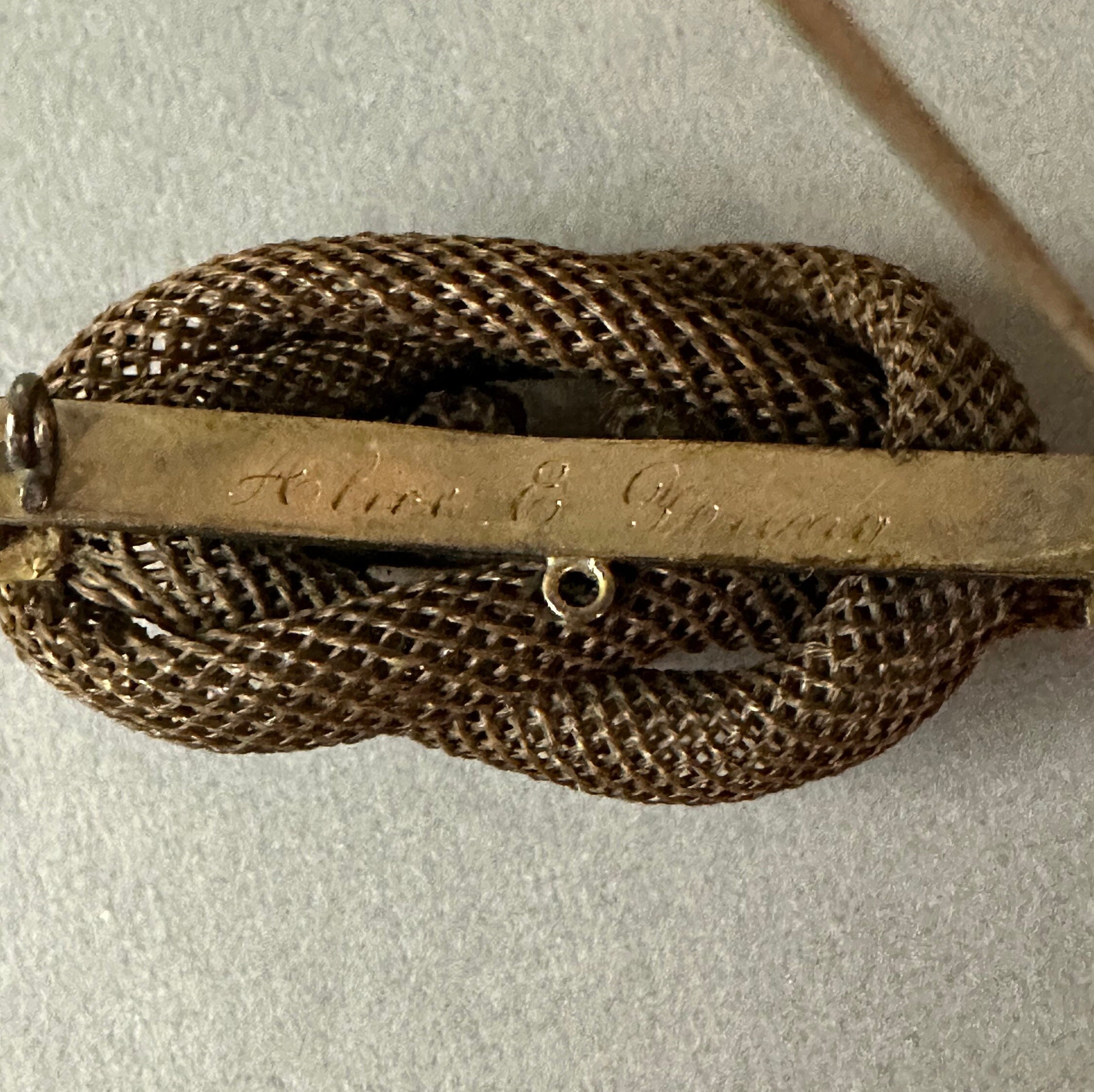 Antique Victorian Hair Art Mourning Brooch 19th C - Etsy