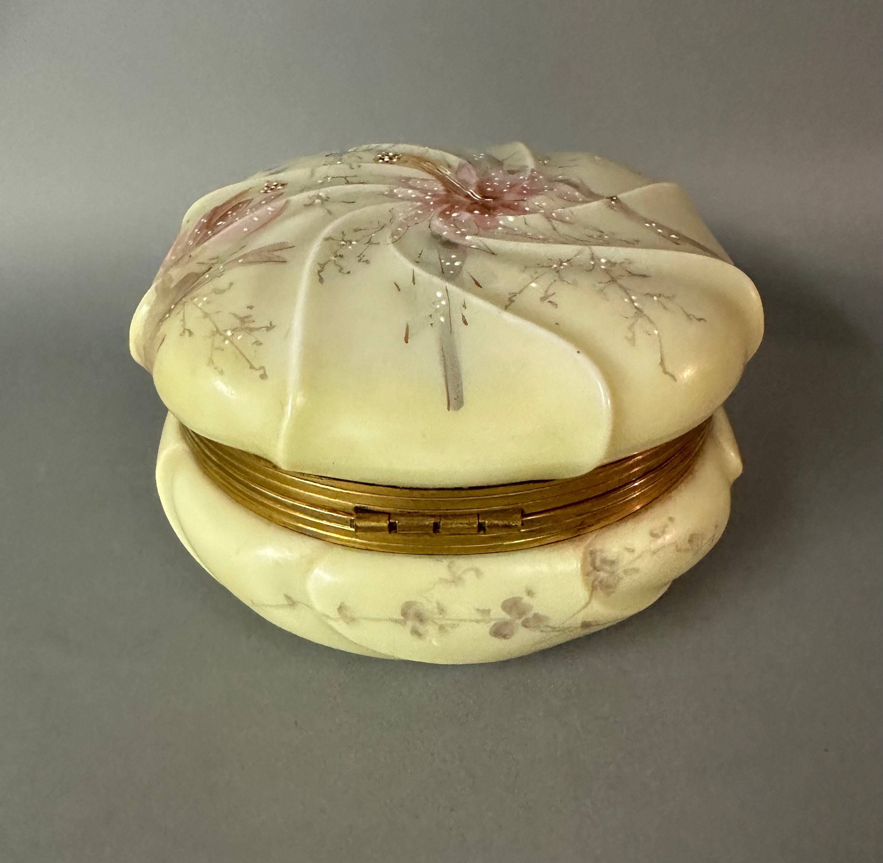 Antique Oversized CF Monroe Wavecrest Art Glass Jewelry Box 19th C - Etsy