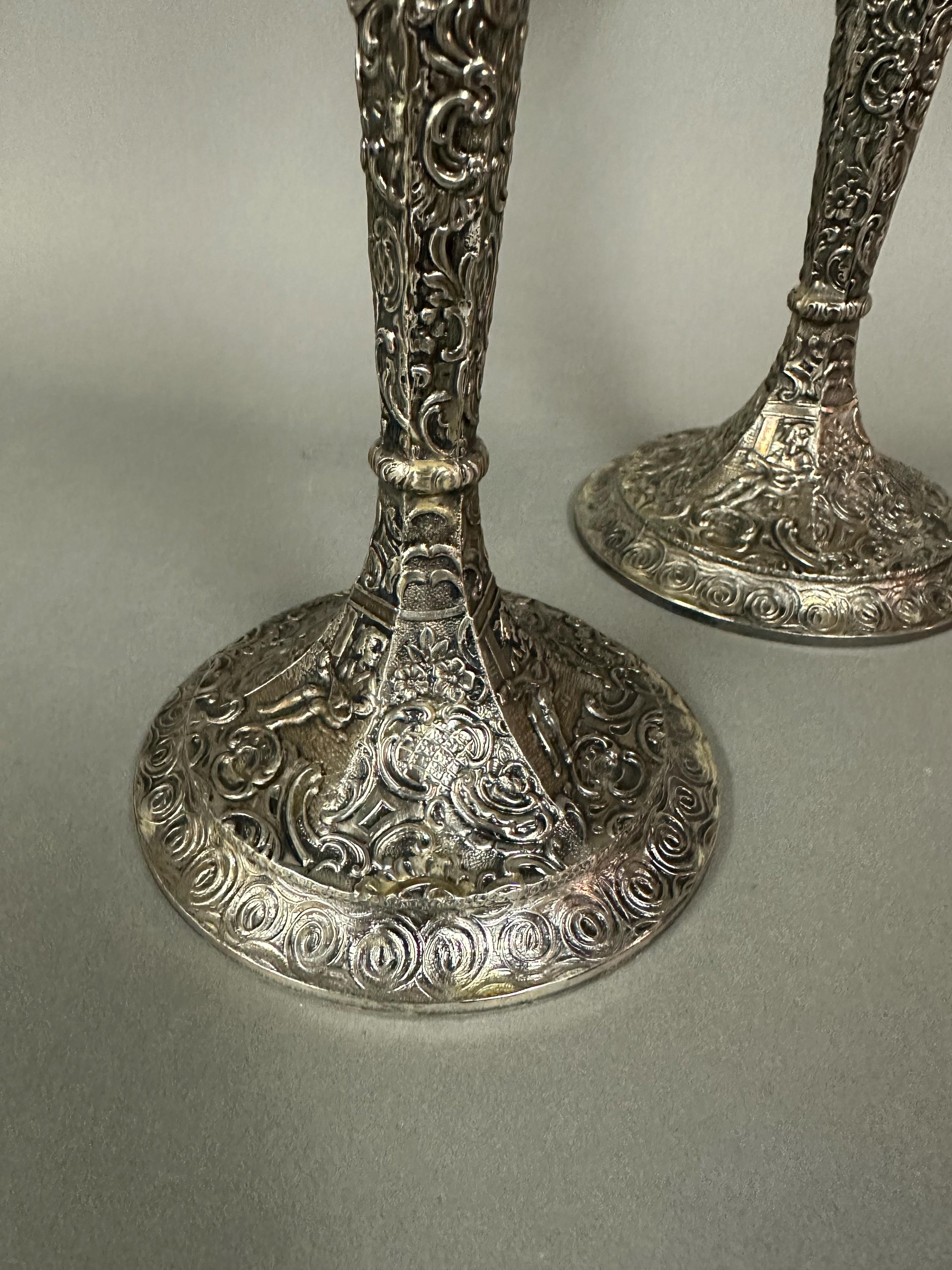 Antique Derby Silver Plate Co Candlesticks Circa 1920 - Etsy