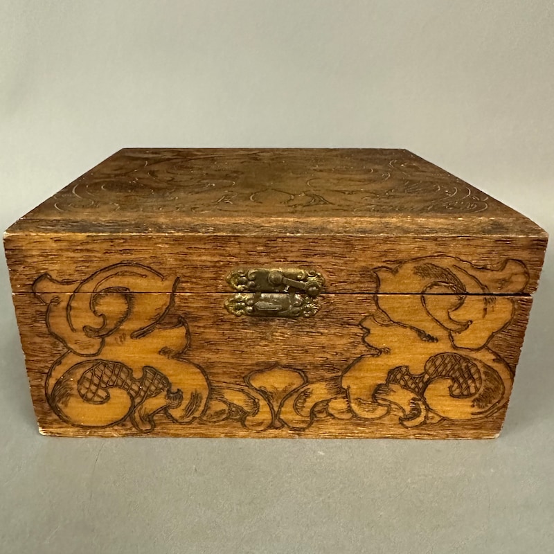 Pyrography Box - Etsy