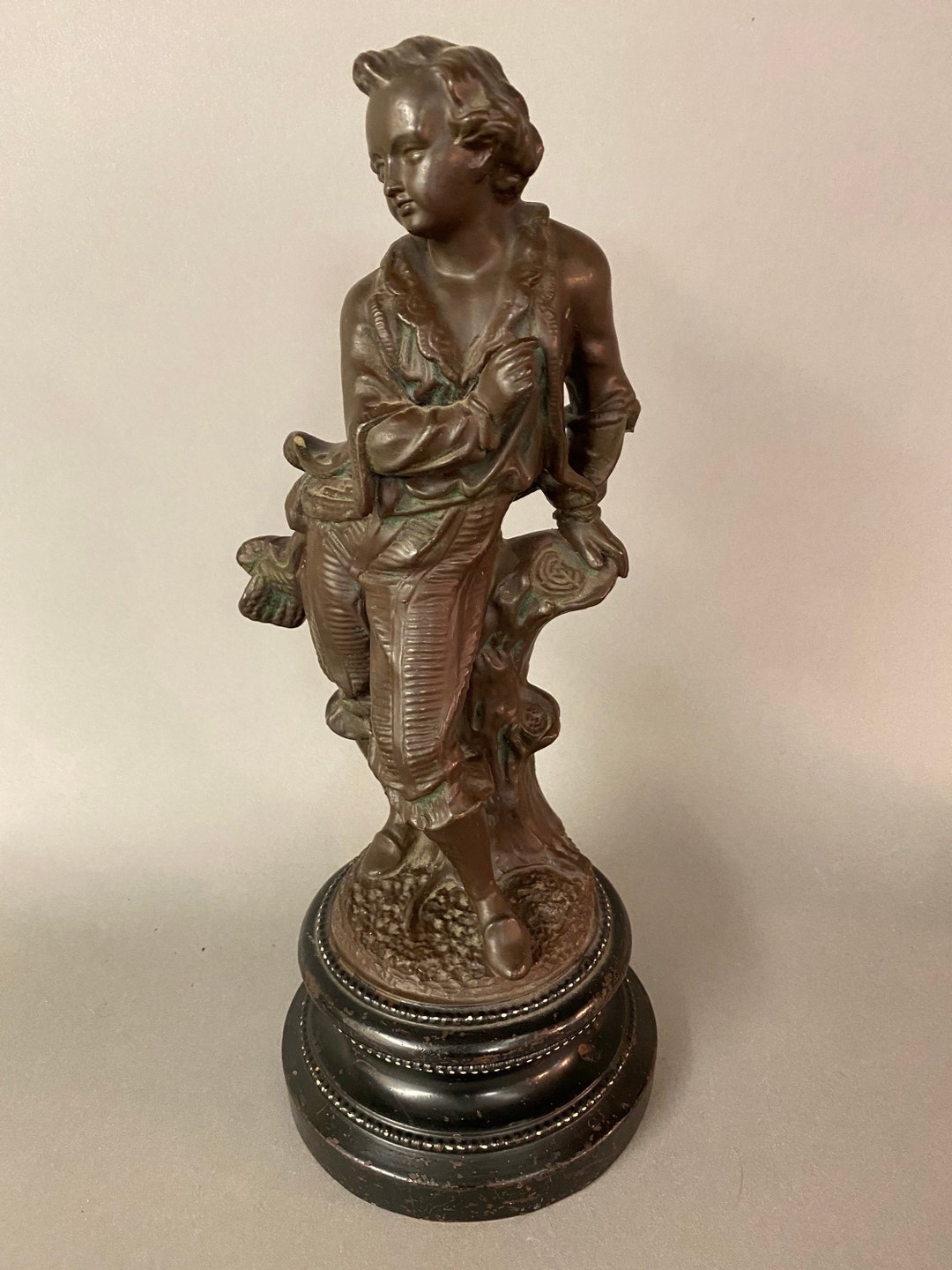 Antique Victorian Terracotta Sculpture Statue of Young Gentleman 19th C ...