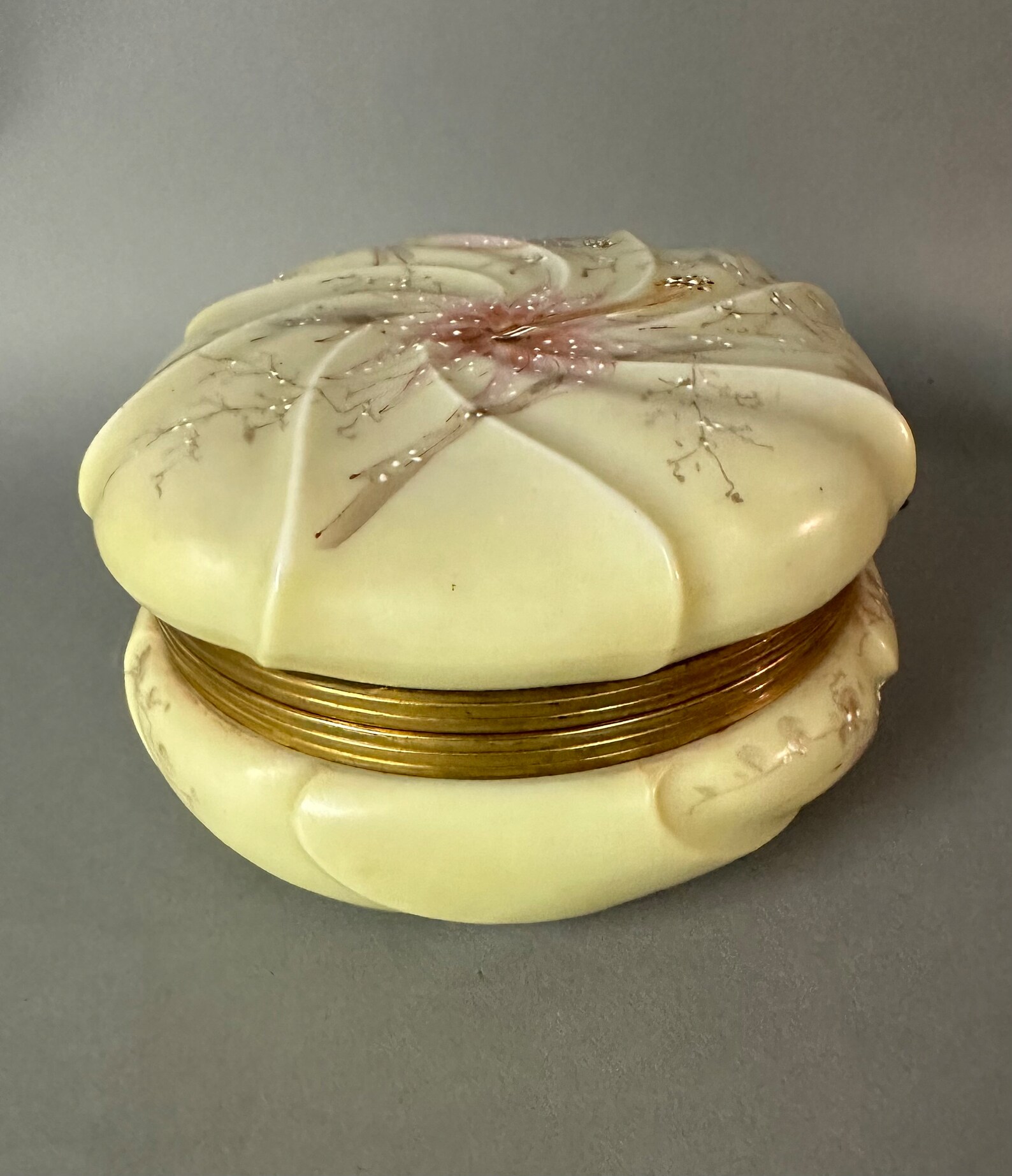 Antique Oversized CF Monroe Wavecrest Art Glass Jewelry Box 19th C - Etsy