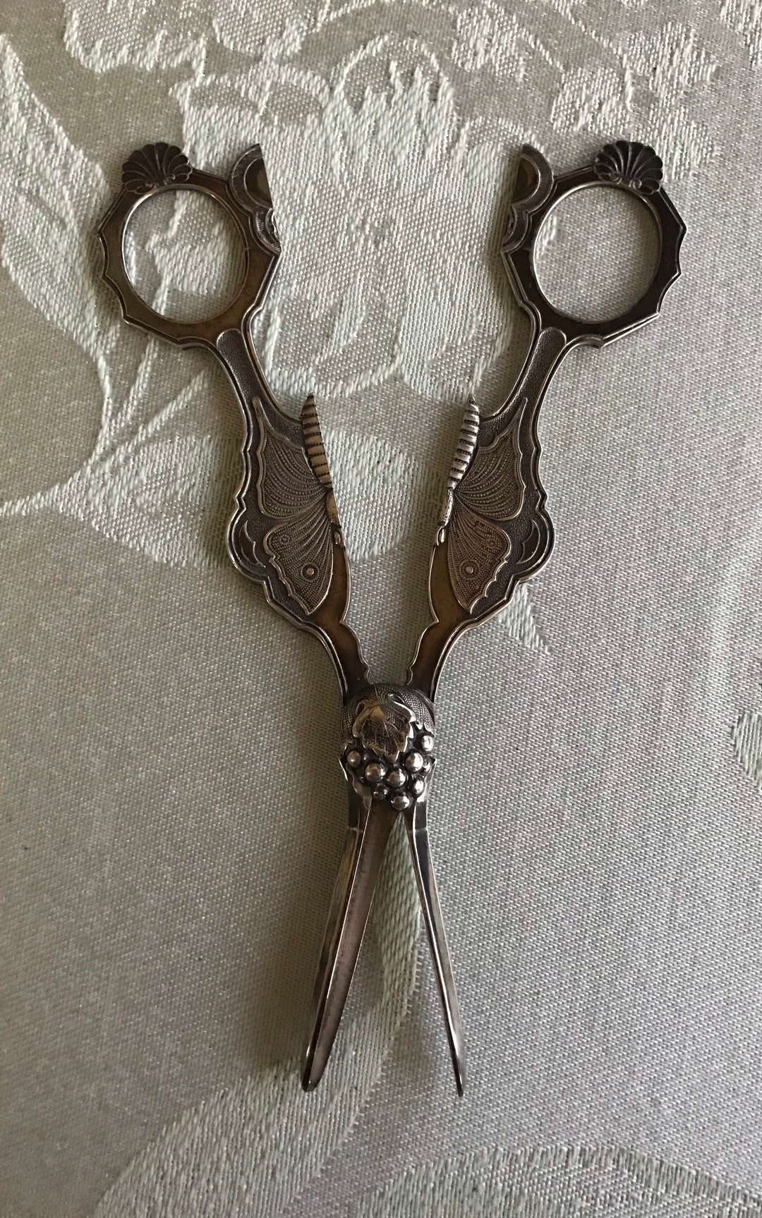 Antique Victorian Silver Plated Grape Scissors Circa 1900 - Etsy.de