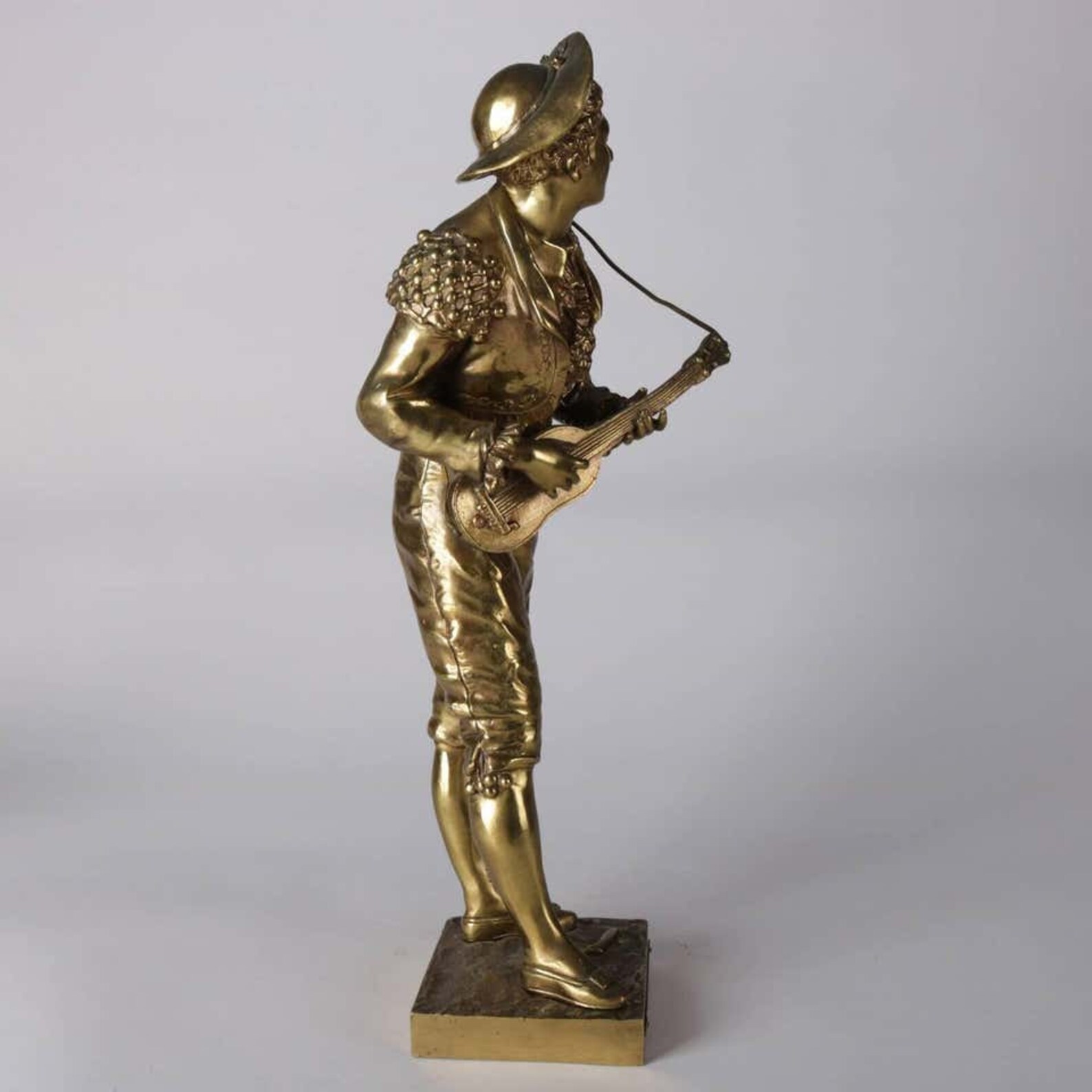 Antique Cast Gilt Bronze Sculpture Statue "figaro" Circa 1900 - Etsy