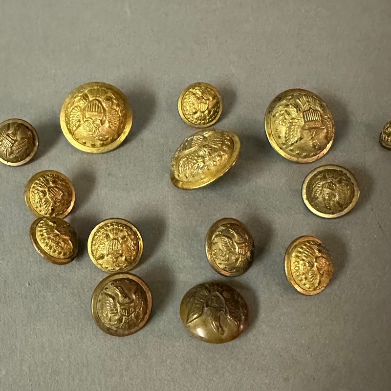 Antique Civil War Buttons - Etsy