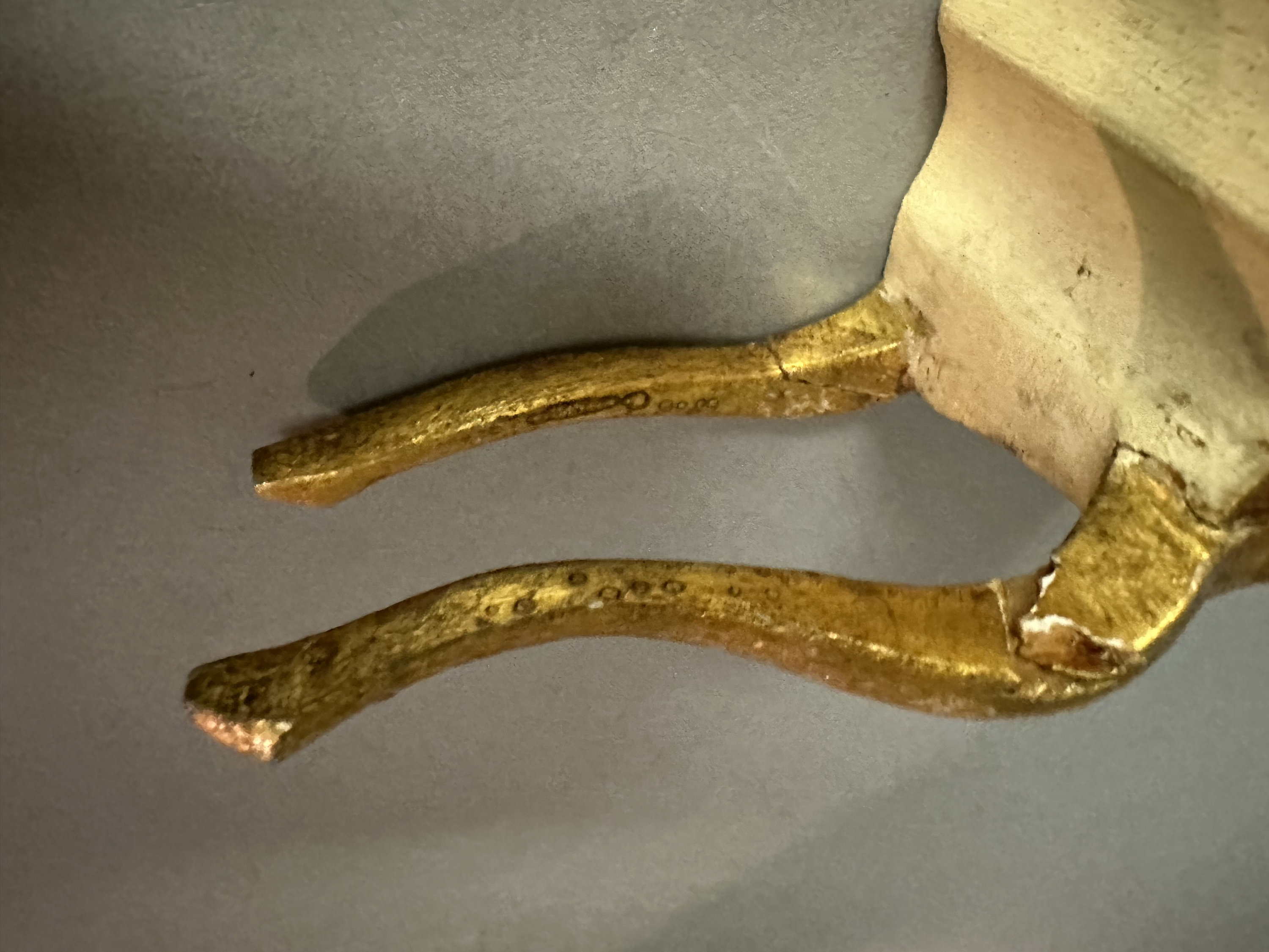 Antique French Style Miniature Gilt Wood Decorated Drop Front Ladies ...