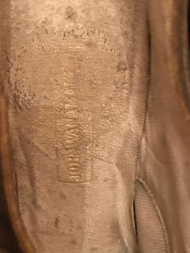 Antique Edwardian John Wanamaker Ladies Bronze Metallic Pearl Button ...