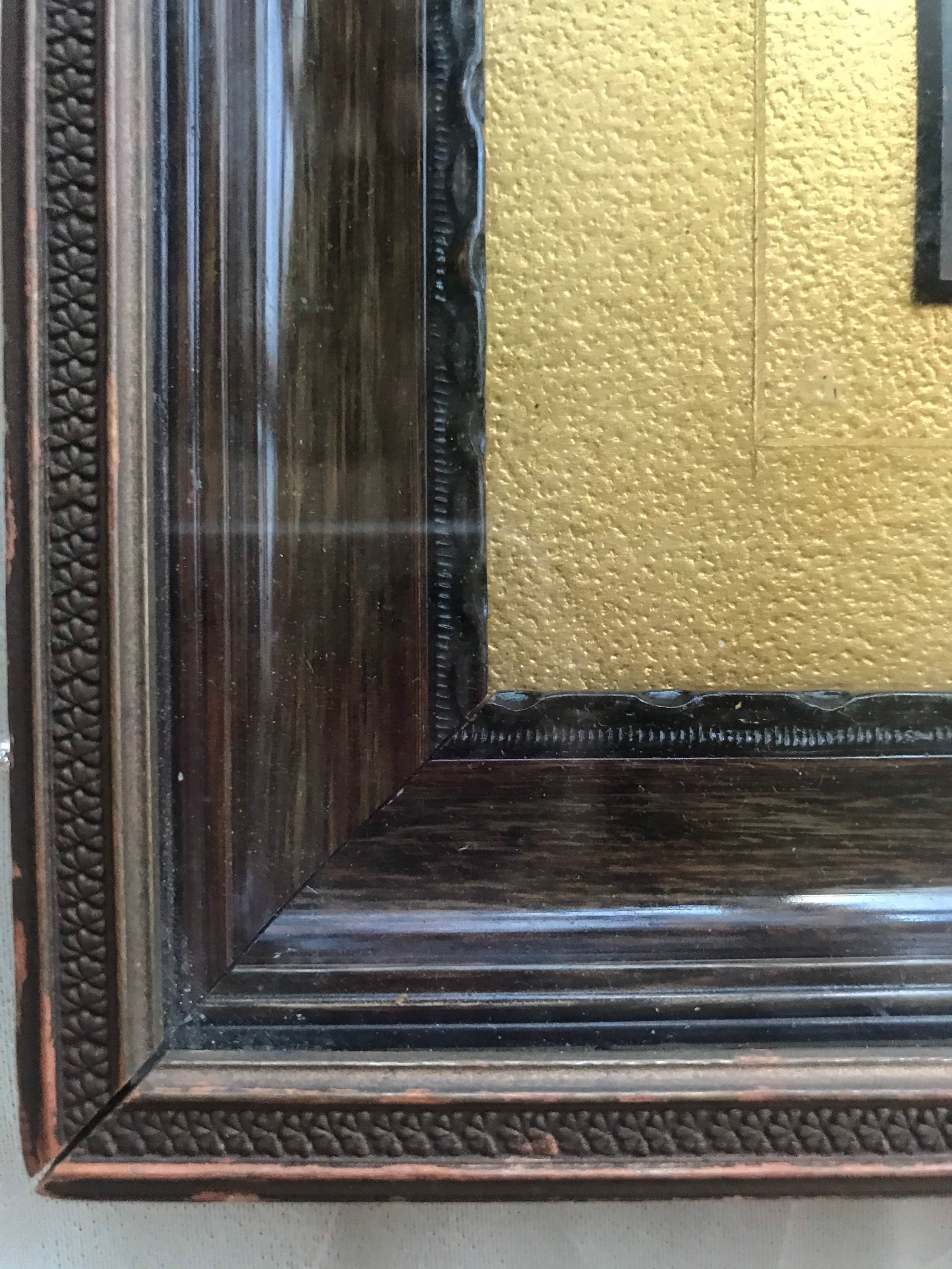 Antique Miniature George Baxter Colored Interior Genre Scene Lithograph ...