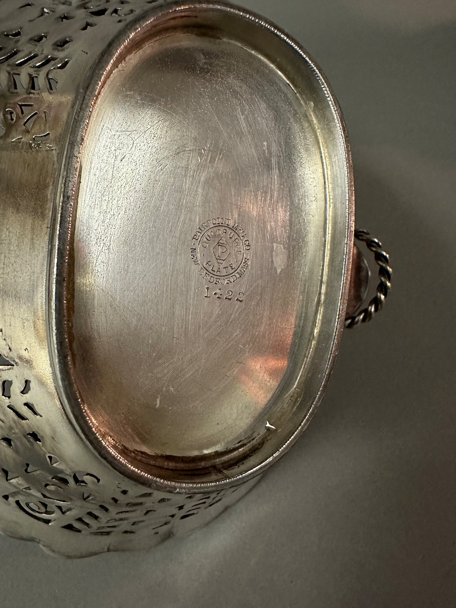 Antique Pairpoint Silver Plate Handled Basket Circa 1890 - Etsy