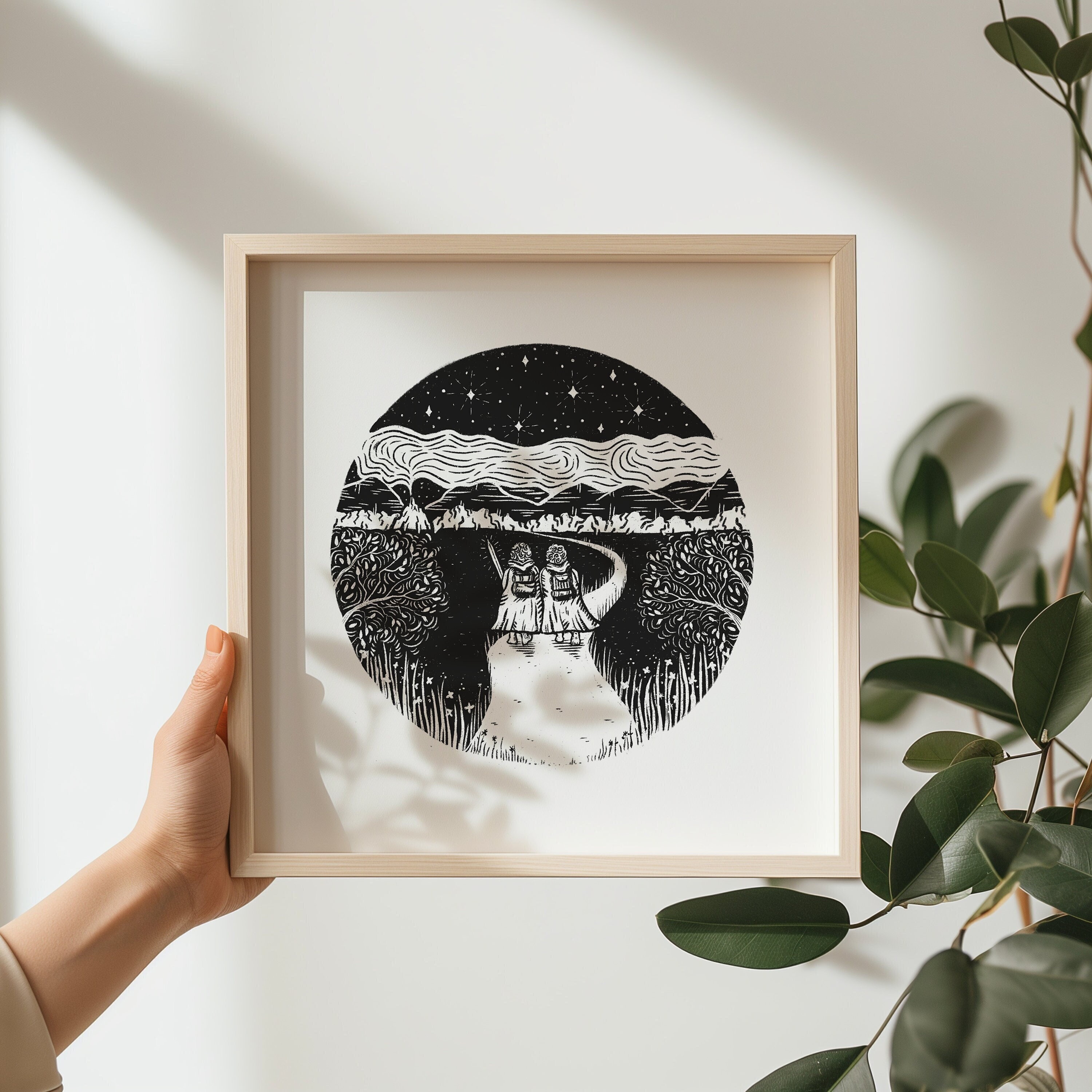 Lord of the Rings | Frodo and Sam Art Giclée Print | Middle Earth Art ...