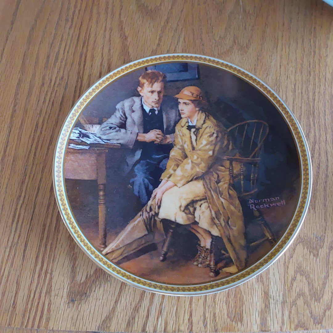 An 8.5" Numbered Norman Rockwell Collector Plate by Knowles, the 11th ...