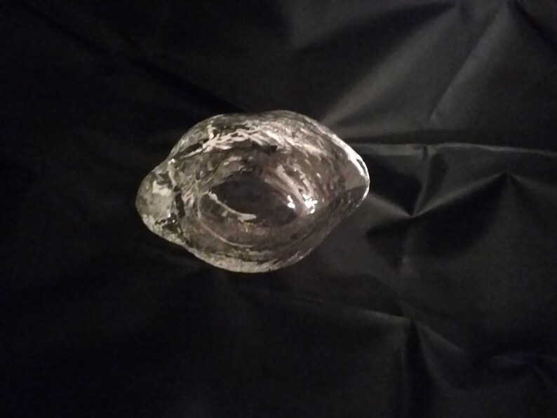 LE Smith Large Clear Glass Swan Salt Cellar From the 60s With - Etsy