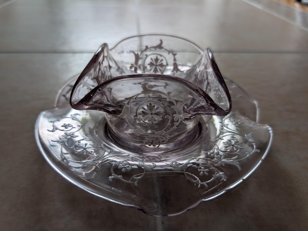 A Very Pale Pink Condiment 2.25" Tall Bowl and It's 6.5" Wide ...