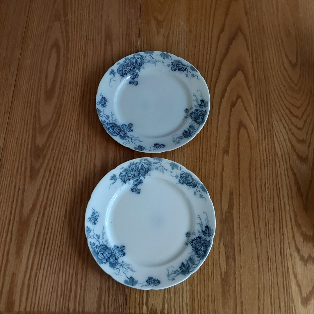 Circa 1891, Alfred Meakin, 2 Matching 10" Dinner Plates in the Kent ...