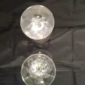 A Matching Set of 2 Crystal Ball Stemmed 8 Oz Goblets in the Cascade ...