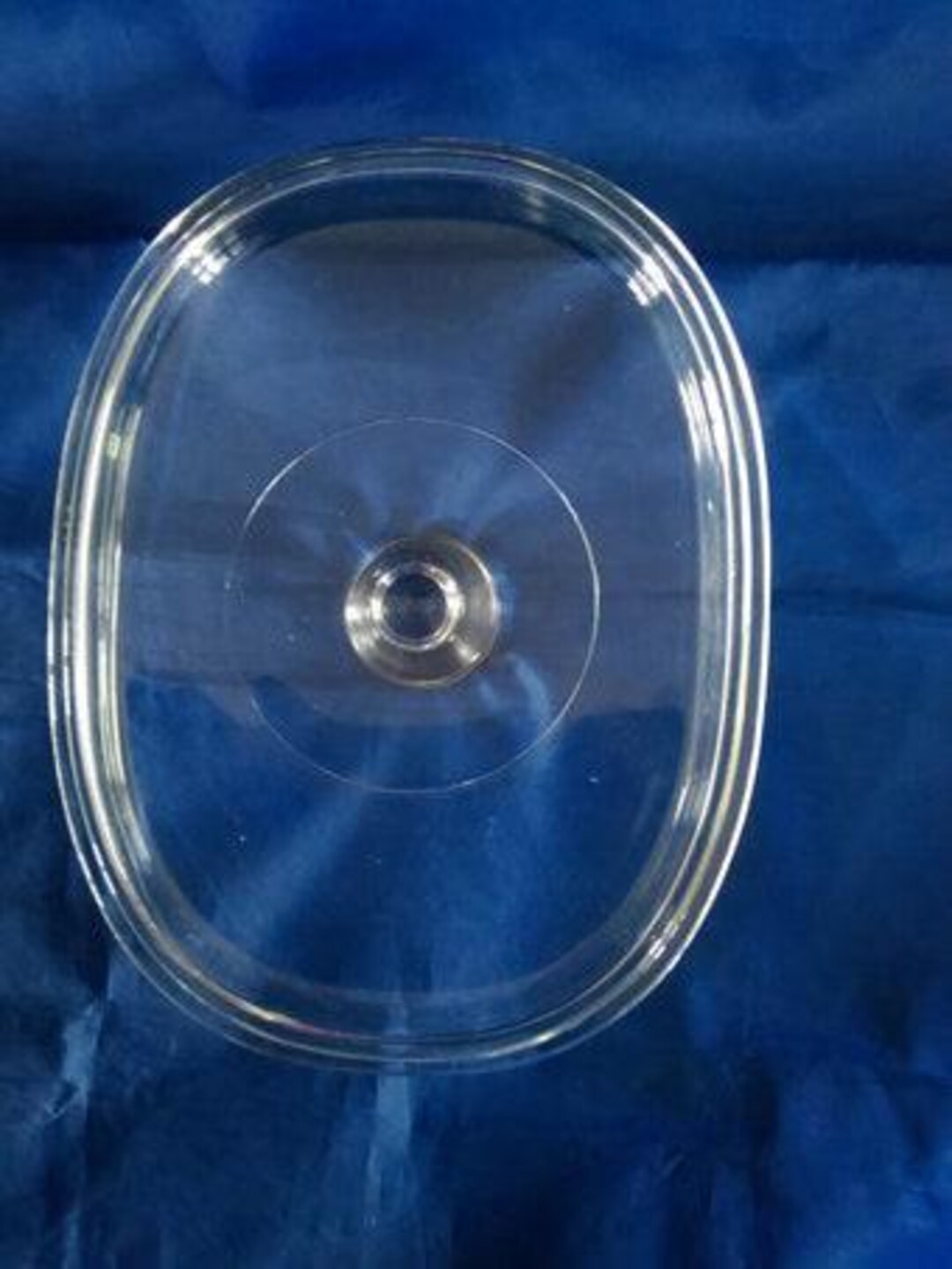 A Clear Rectangular Glass Pyrex Replacement Lid F-12-C. It Will Fit a 9 ...