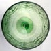 FTDA Textured Green Glass Oak Leaf Pedestal Compote. This is - Etsy