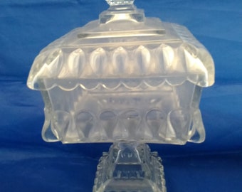 Jeanette Glass Wedding Box | Etsy