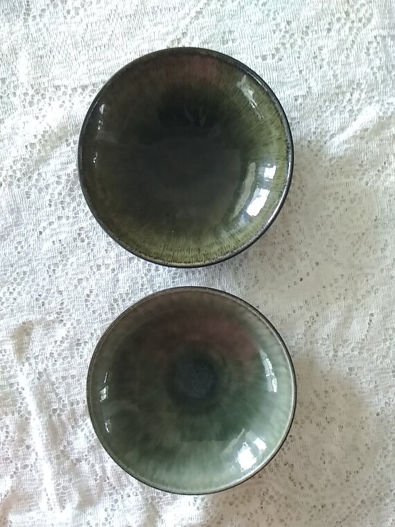 From France a Set of 2 Jars Ceramic Tourron Samoa Crackled - Etsy