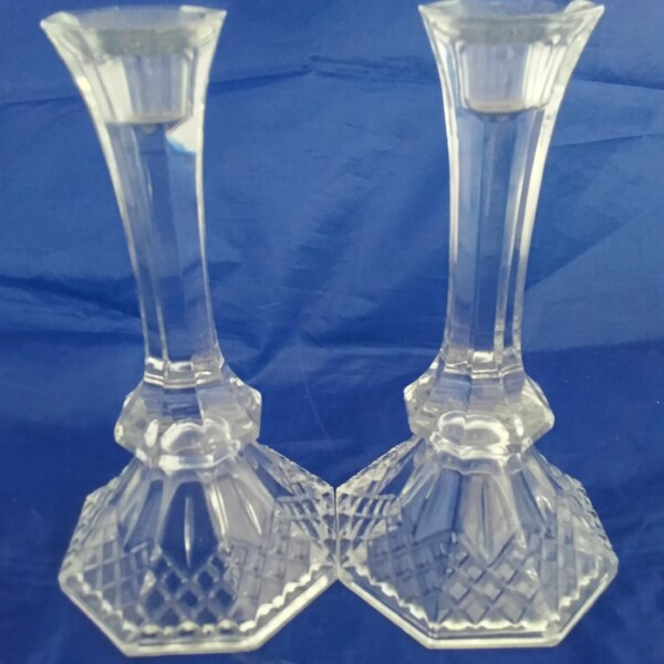 Crystal Octagon Candle Holder - Etsy