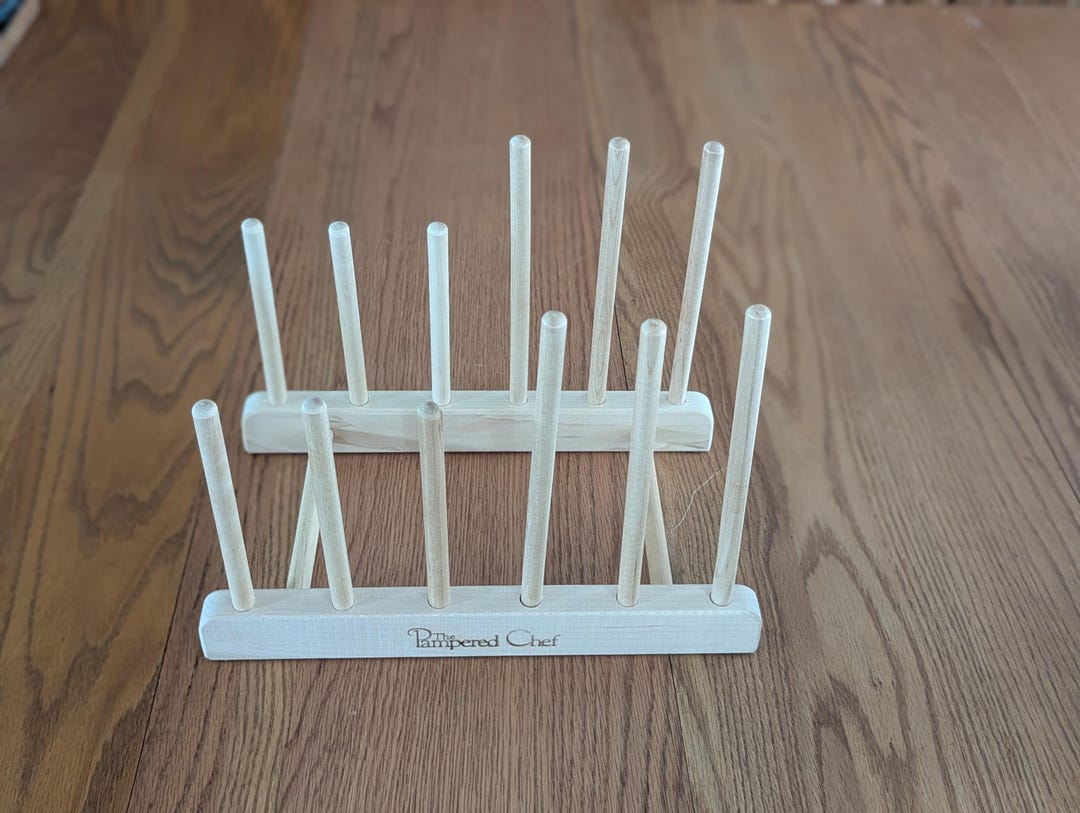 A Pampered Chef Wooden Storage or Drying Rack #2141. Misc 1867 - Etsy
