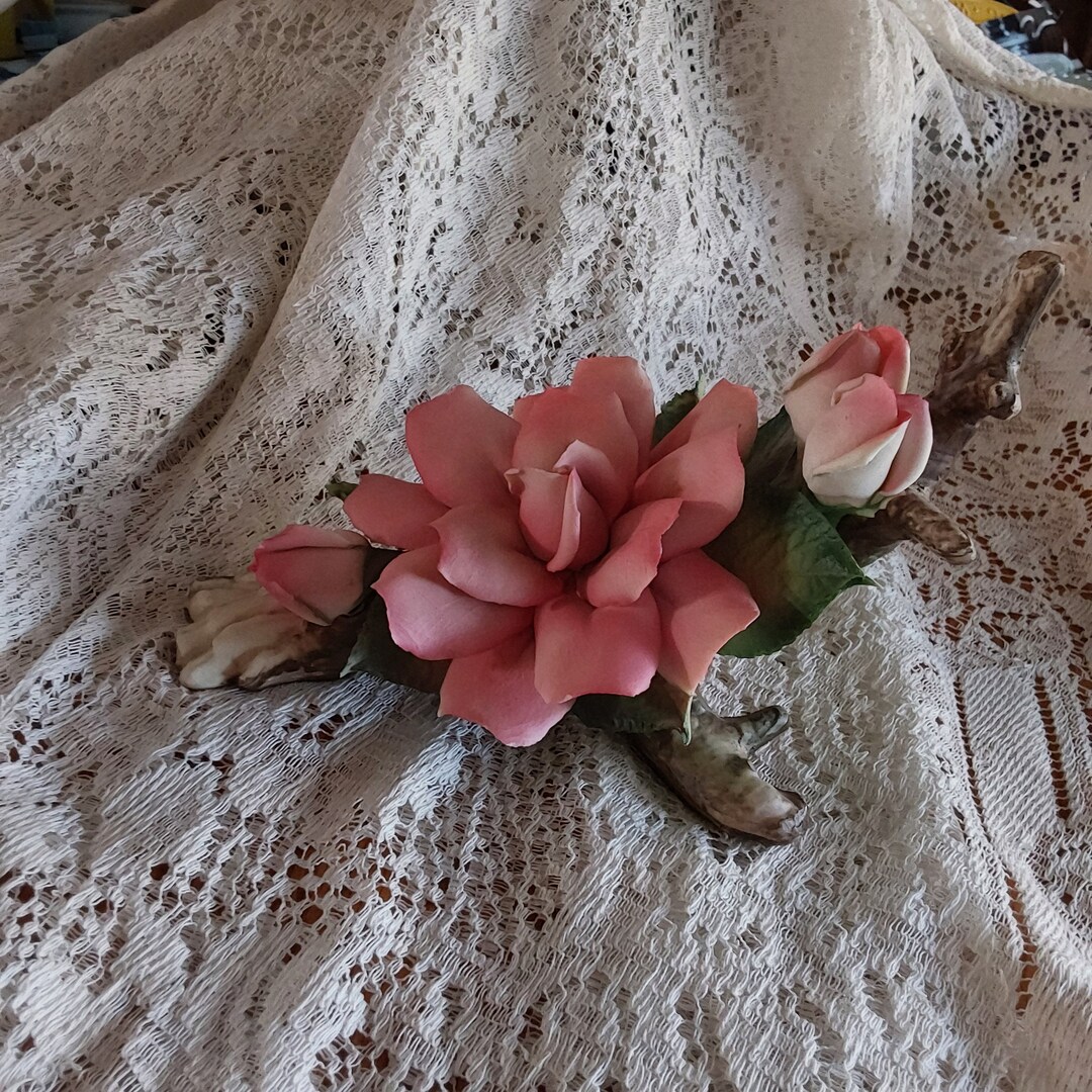 A Capodimonte Napolean, From Italy, is a Large 9 Inch Long White ...