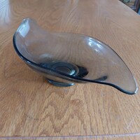 Duncan Miller Round Bowl Crimped Heavy Pressed Glass - Etsy