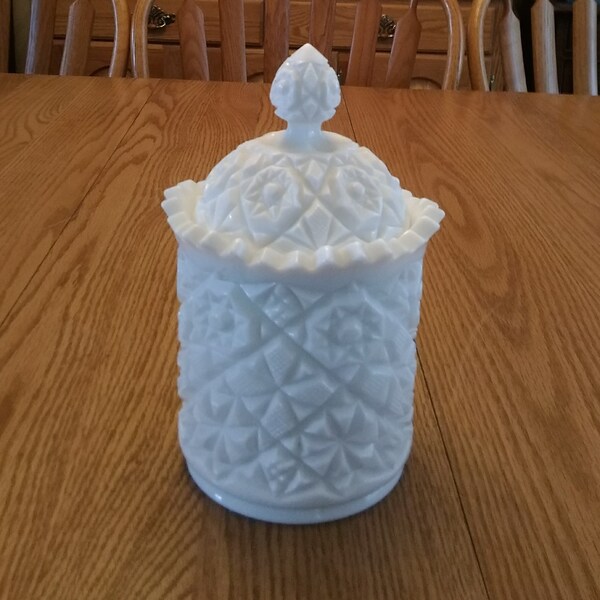 White Milk Glass - Etsy