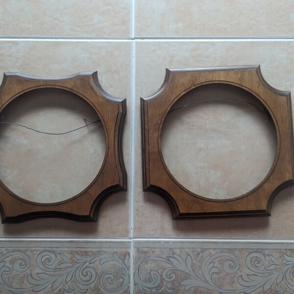 Wood Plate Frames - Etsy