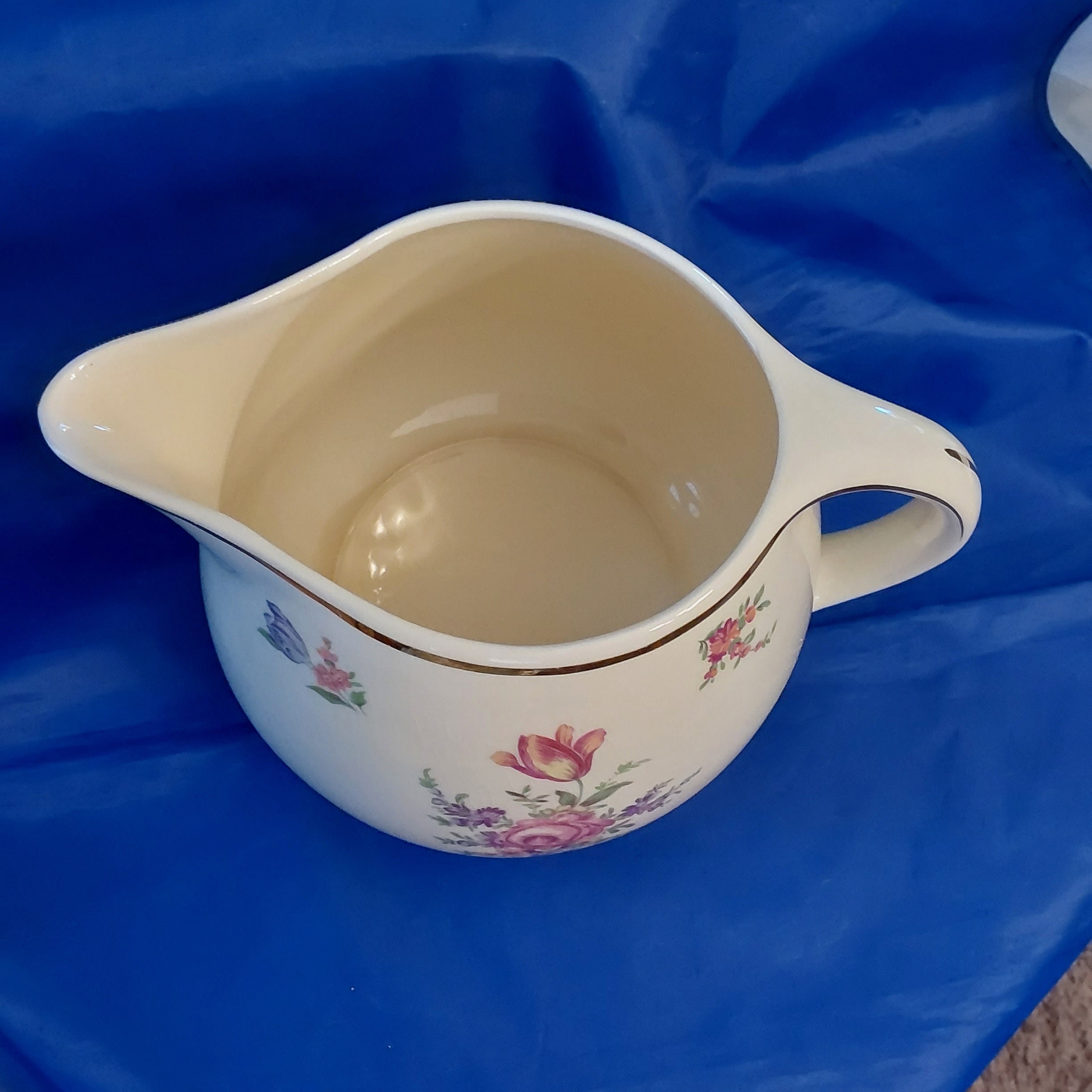 A Homer Laughlin Water Pitcher in Their Household Institute Ivory Color ...
