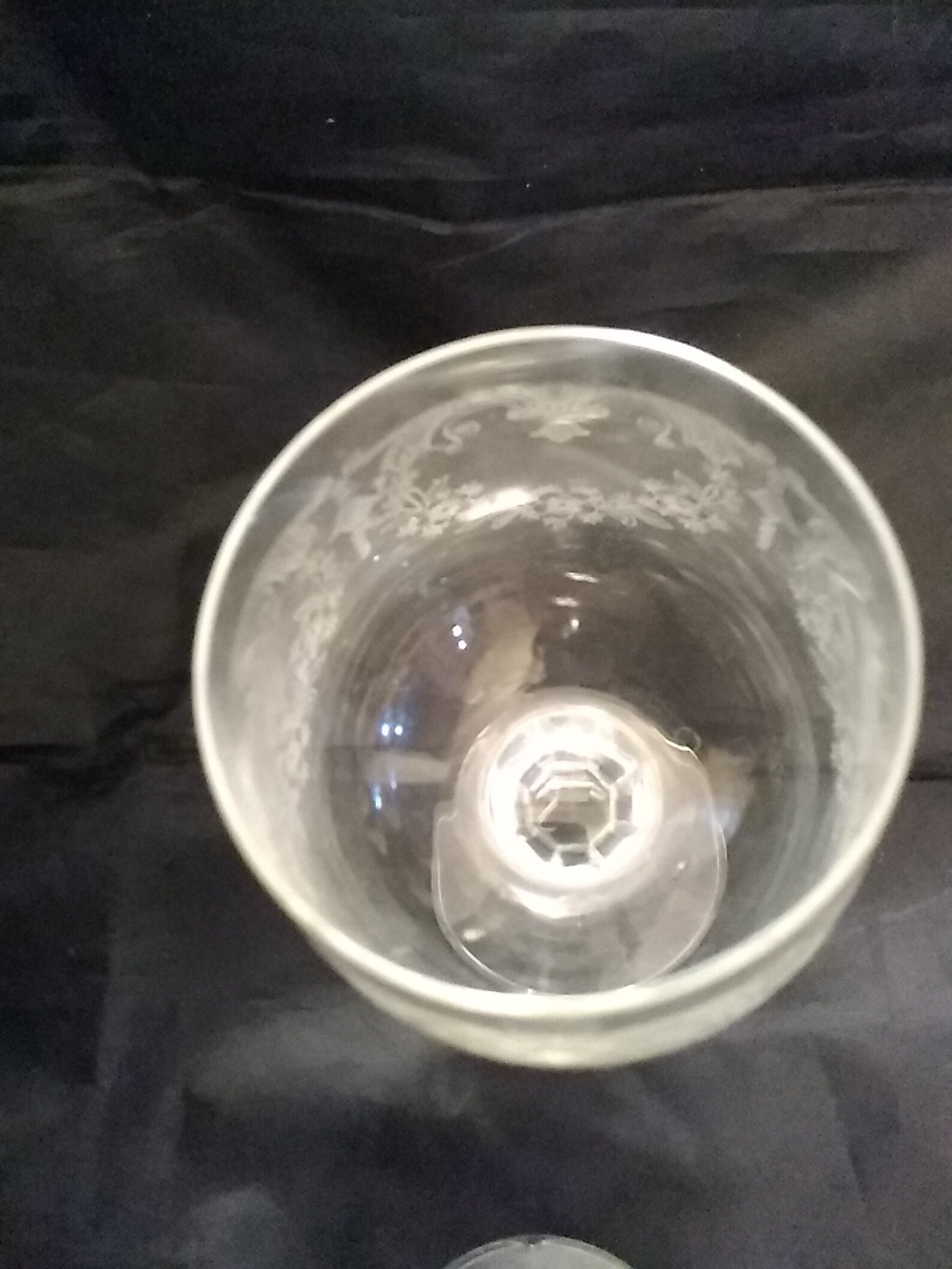 A Matching Set of 2 Crystal Ball Stemmed 8 Oz Goblets in the - Etsy