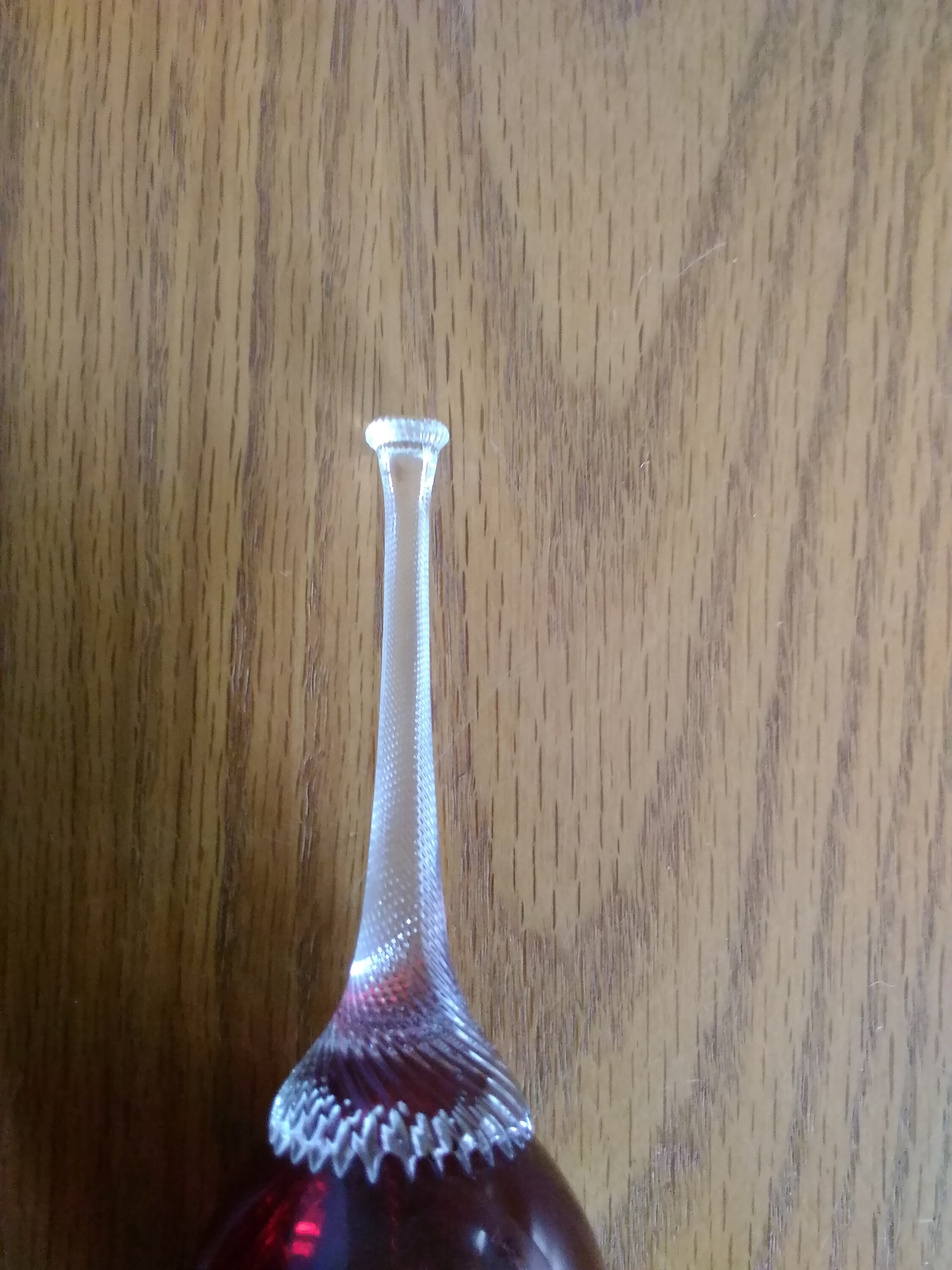 From Czechoslovakia a beautiful red crystal bell decorated | Etsy