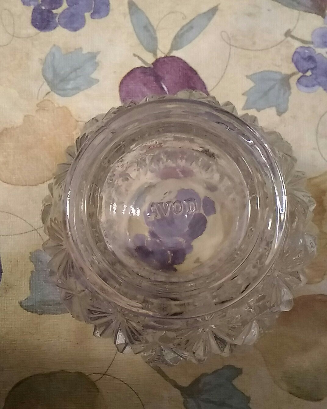 From Avon a Clear Glass Rose Bowl That Could Be Used as a - Etsy
