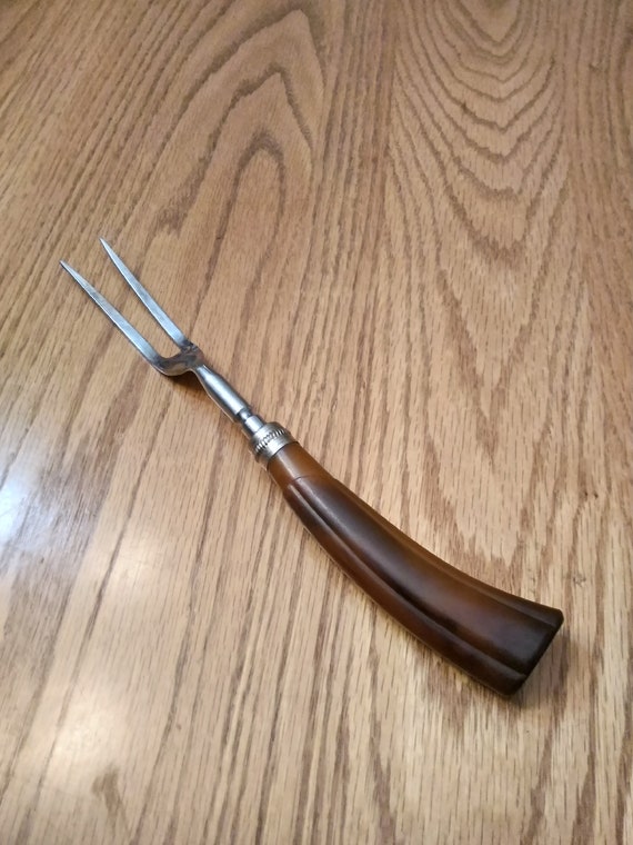 A Variegated Butterscotch Bakelite Handled Meat Fork. Dish 959 - Etsy