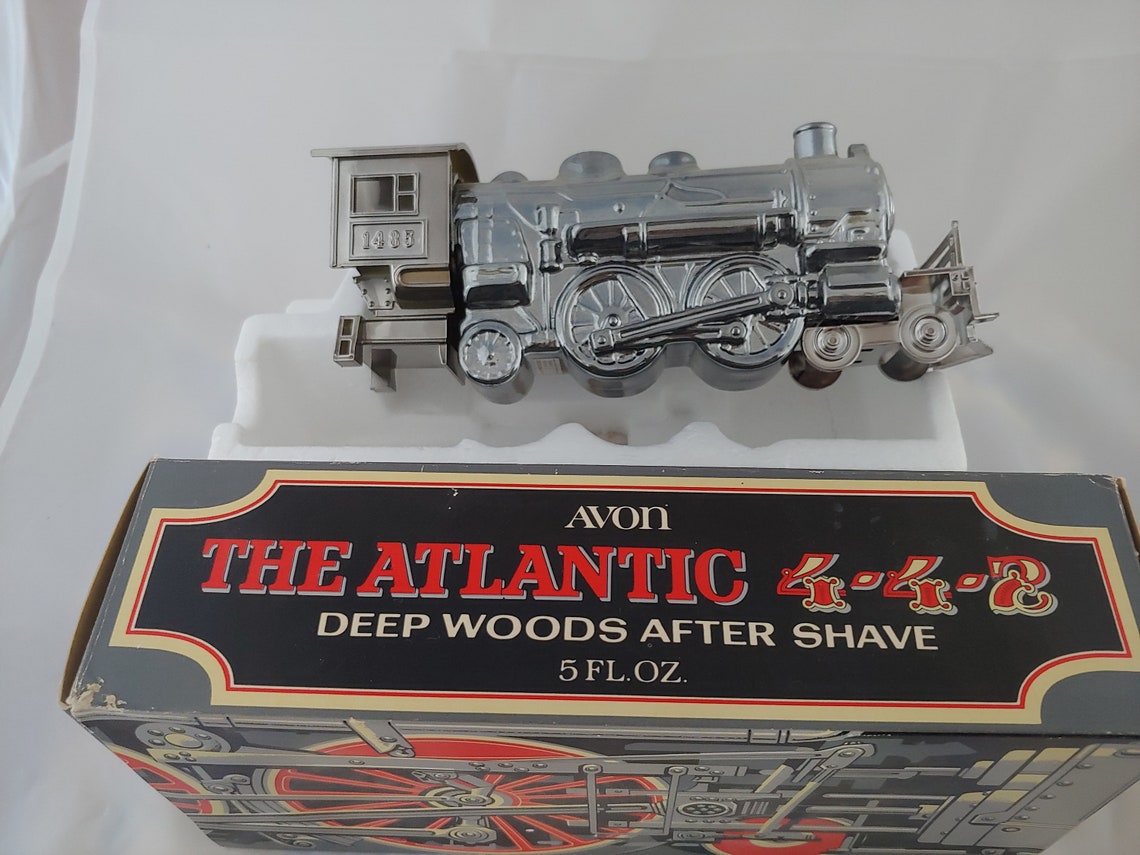 Avon Collectible Glass Train the Atlantic 4 4 2 is in the - Etsy