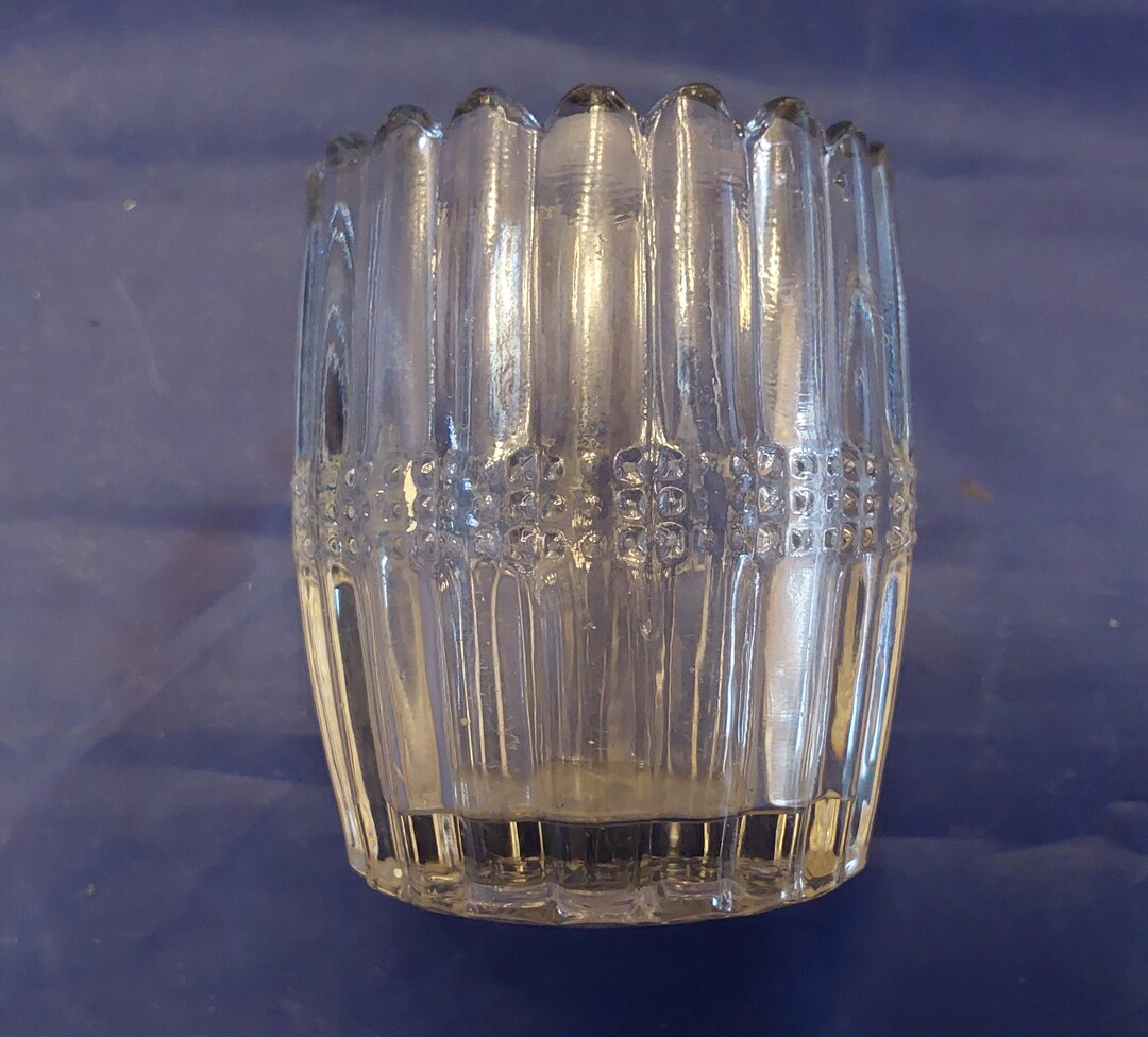 Bryce Higbee Clear EAPG Glass 2.25" Tall Toothpick Holder From the ...