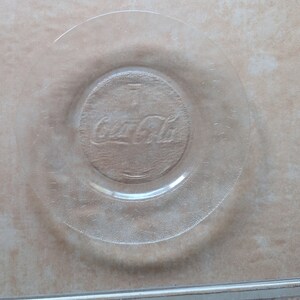 Coca-cola Set of 4-8" Plates in a Matching Plates With the Embossed ...