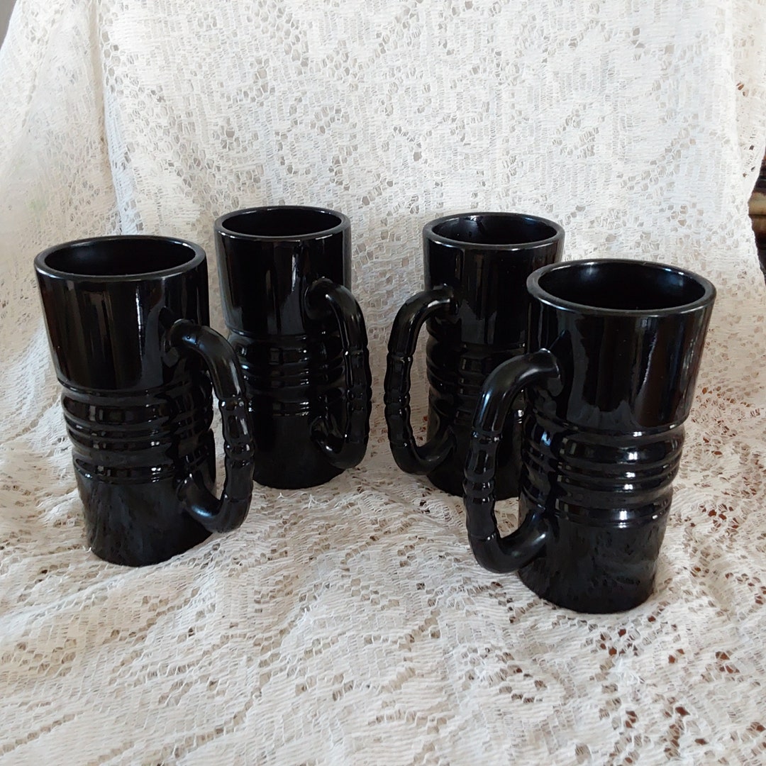 A Set of 4 Matching 12 Fluid Ounce Tiara Exclusive 6.25 Handled Tall ...