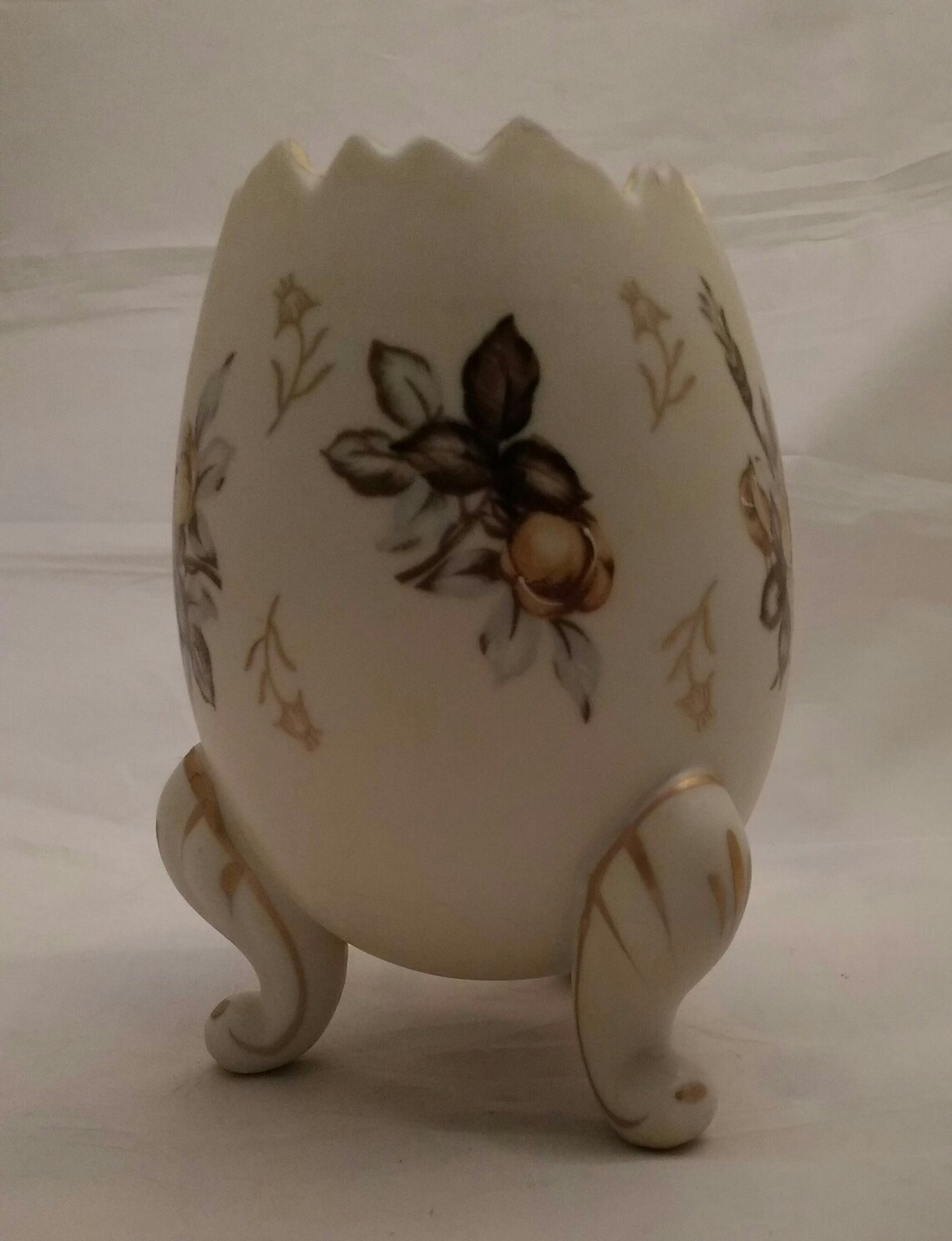 A Napco Porcelain Vase or Planter in the Cracked Egg Shape | Etsy