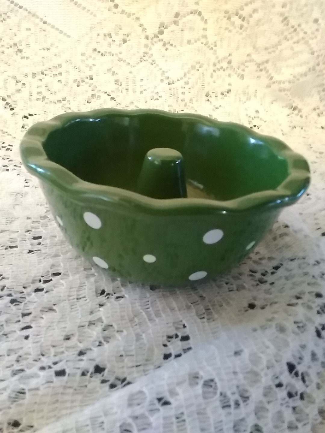 By Temptations, in a Green With White Polka Dot Design, is a Single ...