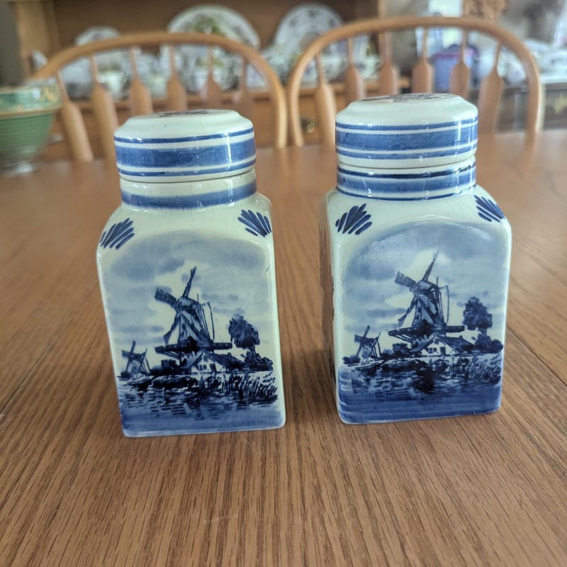 Delft Canisters Holland - Etsy