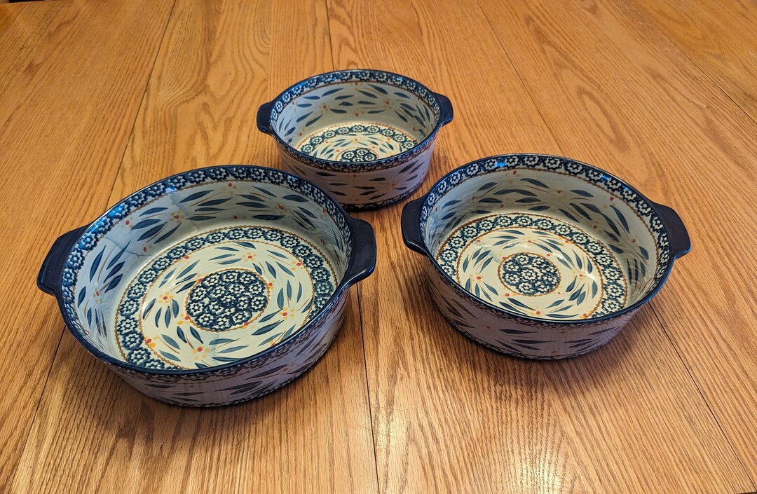 A Set of Temptations by Tara in the Old World Pattern a Navy Blue 1.5 ...