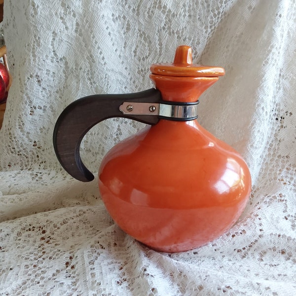 Wood Handle Pitcher - Etsy