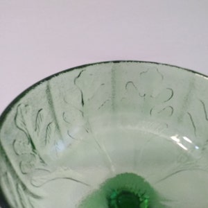 FTDA Textured Green Glass Oak Leaf Pedestal Compote. This is From the ...