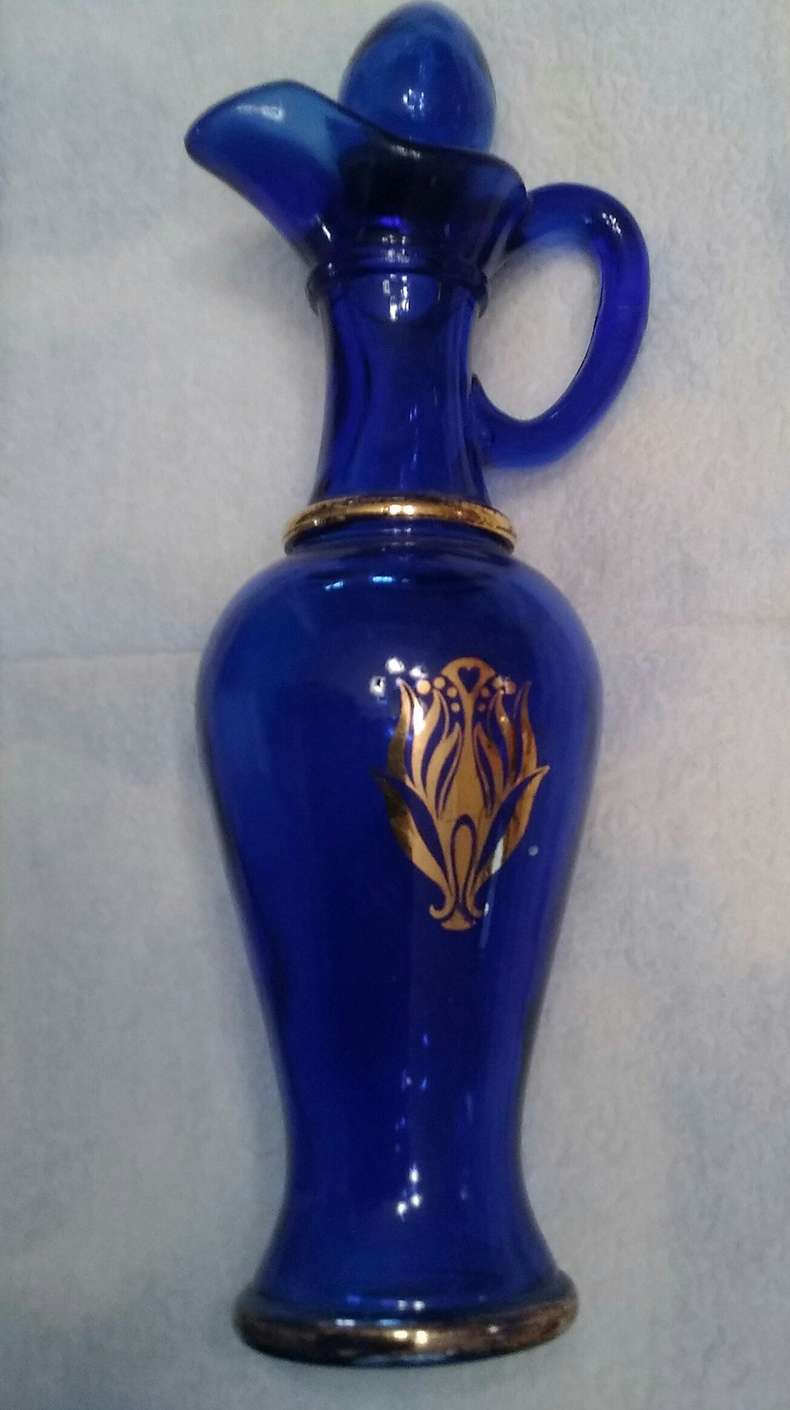 Avon Collectible Cobalt Blue Cruet With Stopper. Avon C 54 - Etsy UK