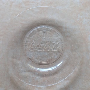 Coca-cola Set of 4-8" Plates in a Matching Plates With the Embossed ...