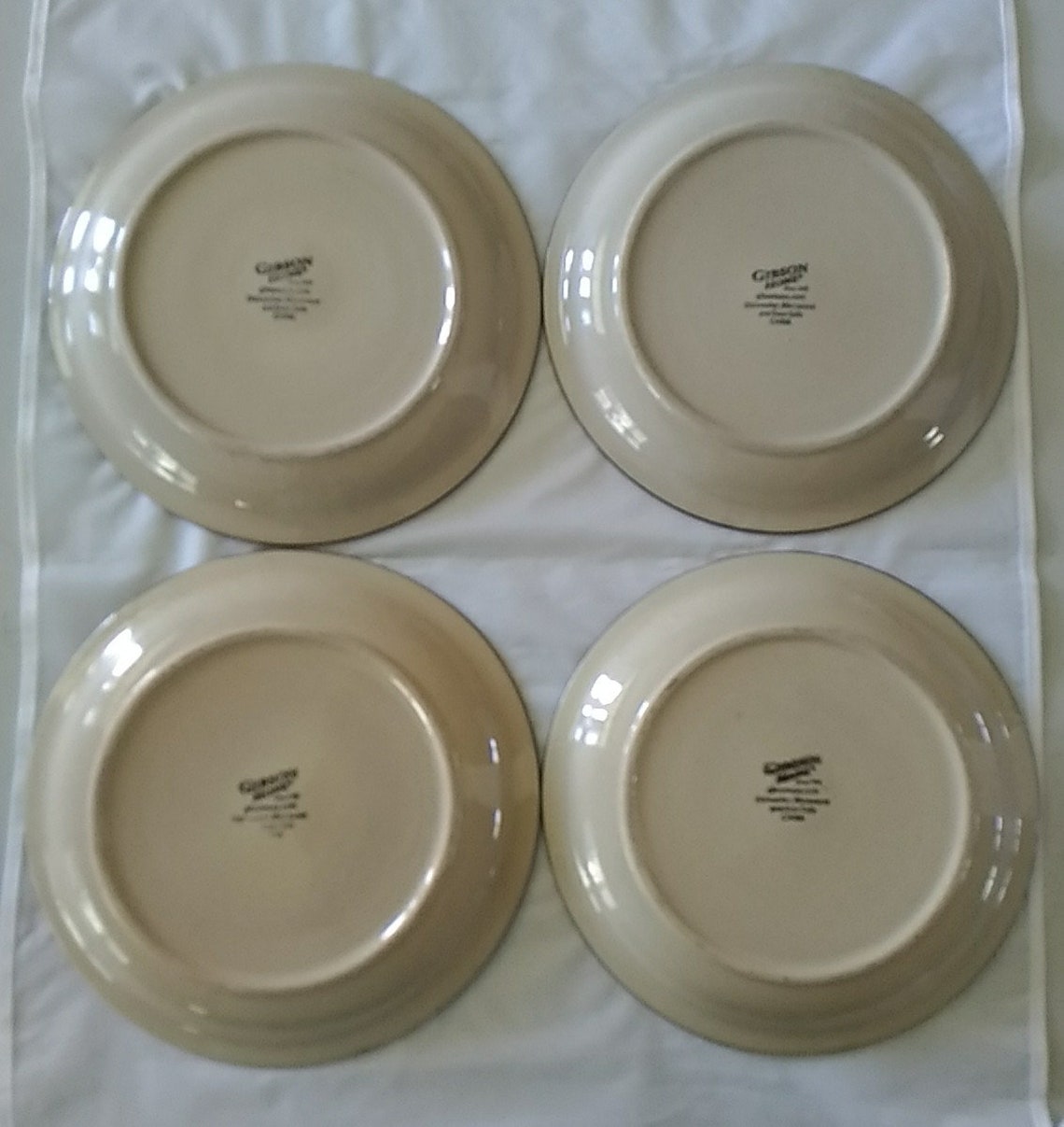 A Complete Set of 4 10.5 Gibson Dinner Plates in Their - Etsy