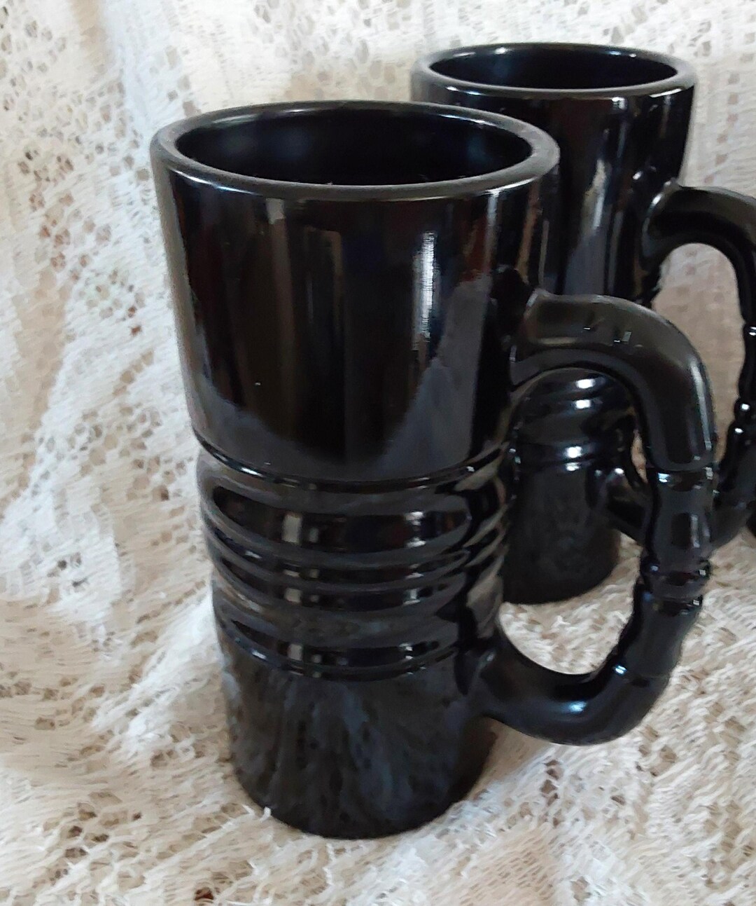 A Set of 4 Matching 12 Fluid Ounce Tiara Exclusive 6.25" Handled Tall ...