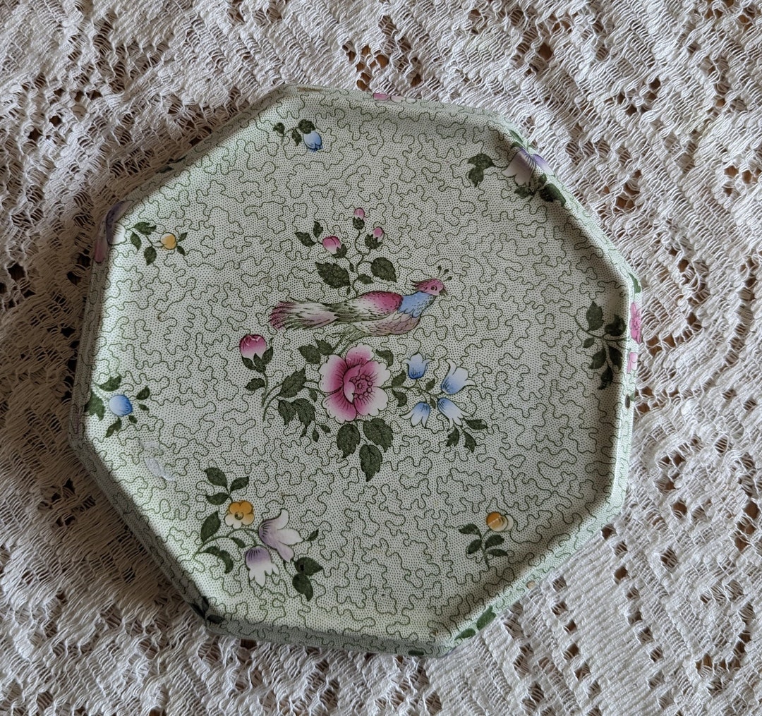 Backstamped F. Winkle, is a 6.75" Wessex Octagon Shaped Hot Plate With ...